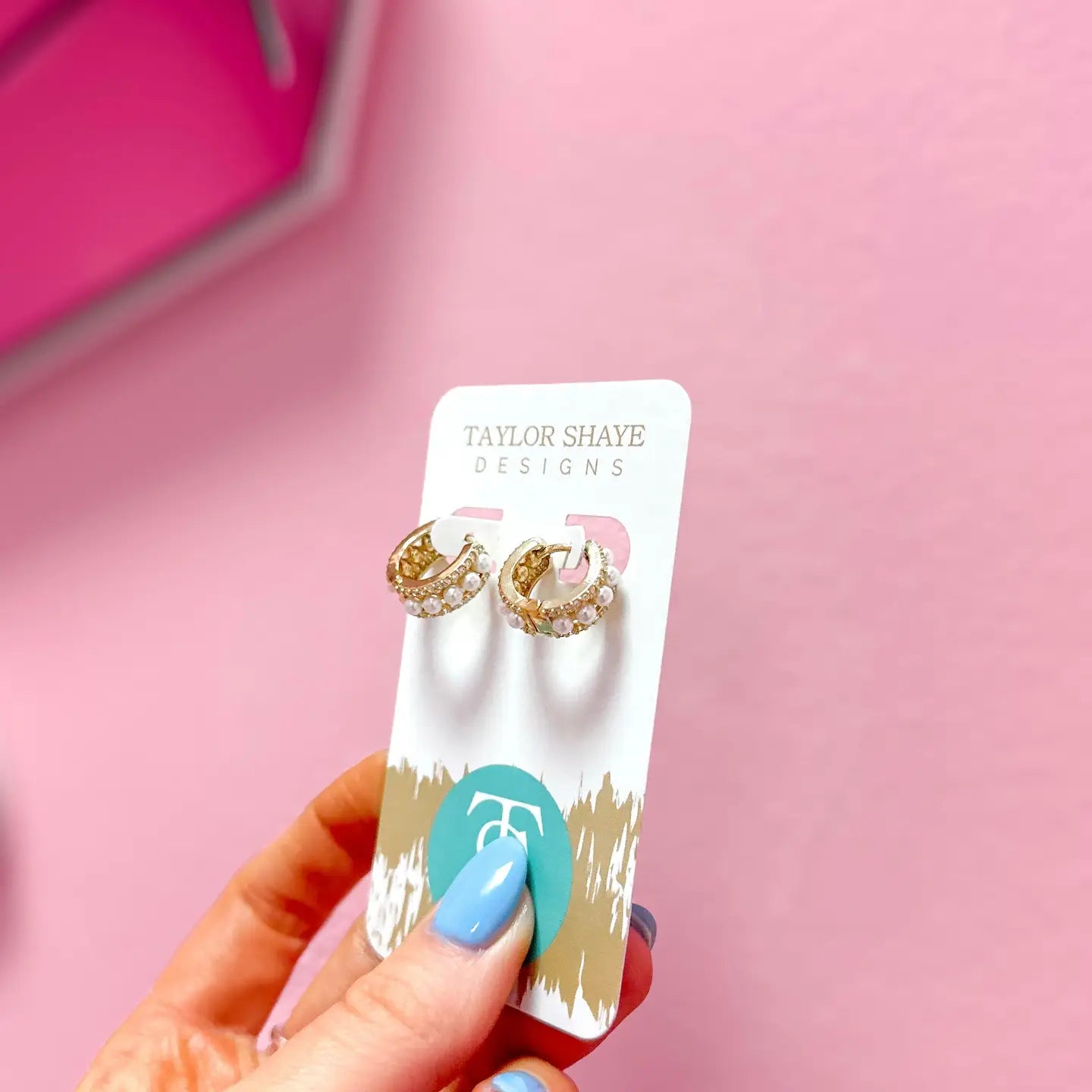 Taylor Shaye Designs: Courtney Pearl Huggies – J. Cole Shoes