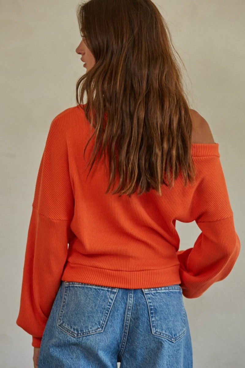 By Together: off the shoulder sweater - J. Cole Shoes