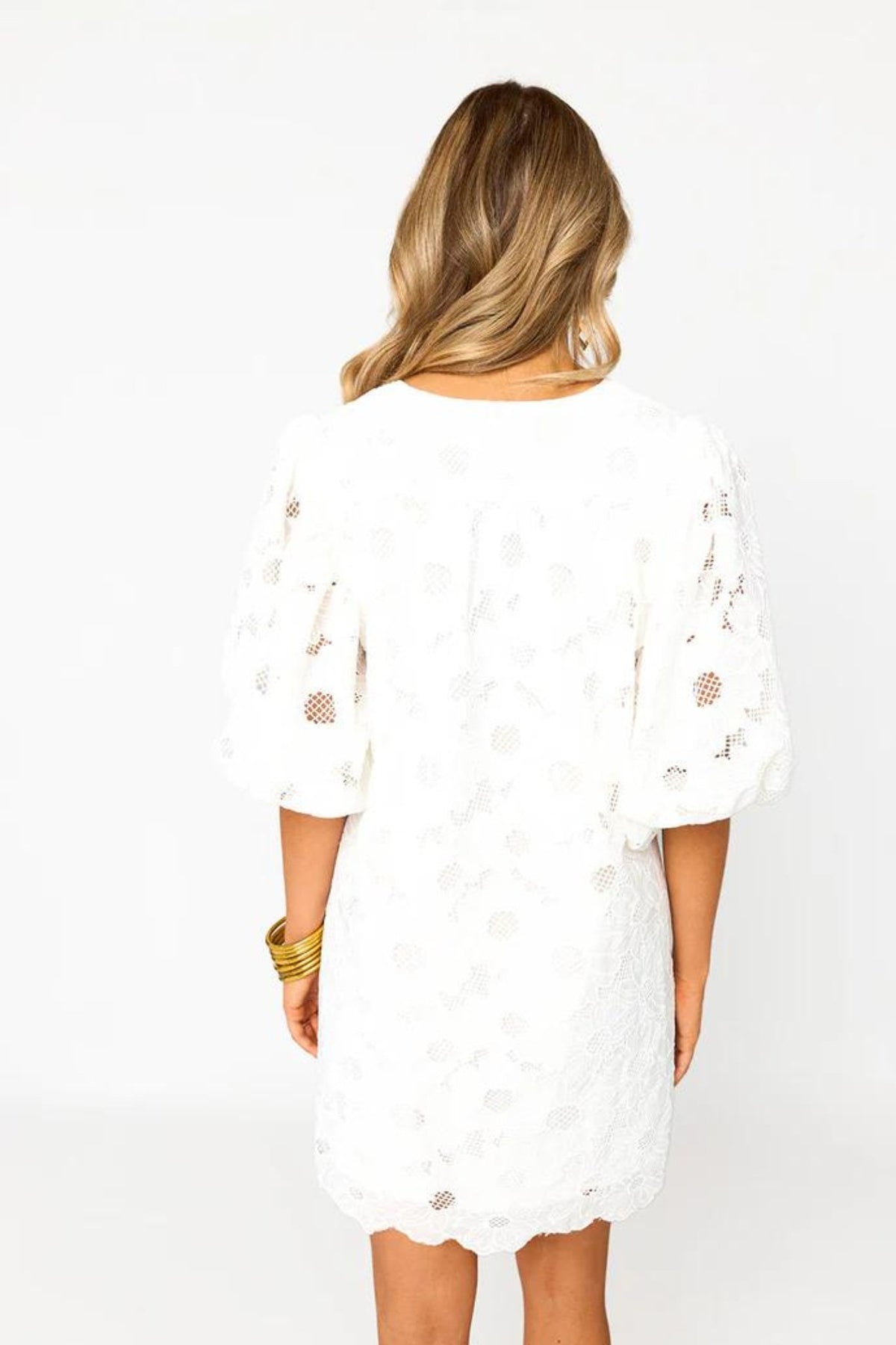 Buddy Love: Deb Lace Dress in White - J. Cole Shoes