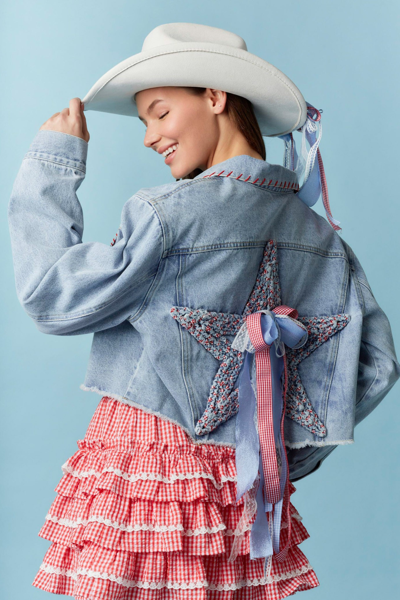 Star Patch Jean Jacket - J. Cole Shoes