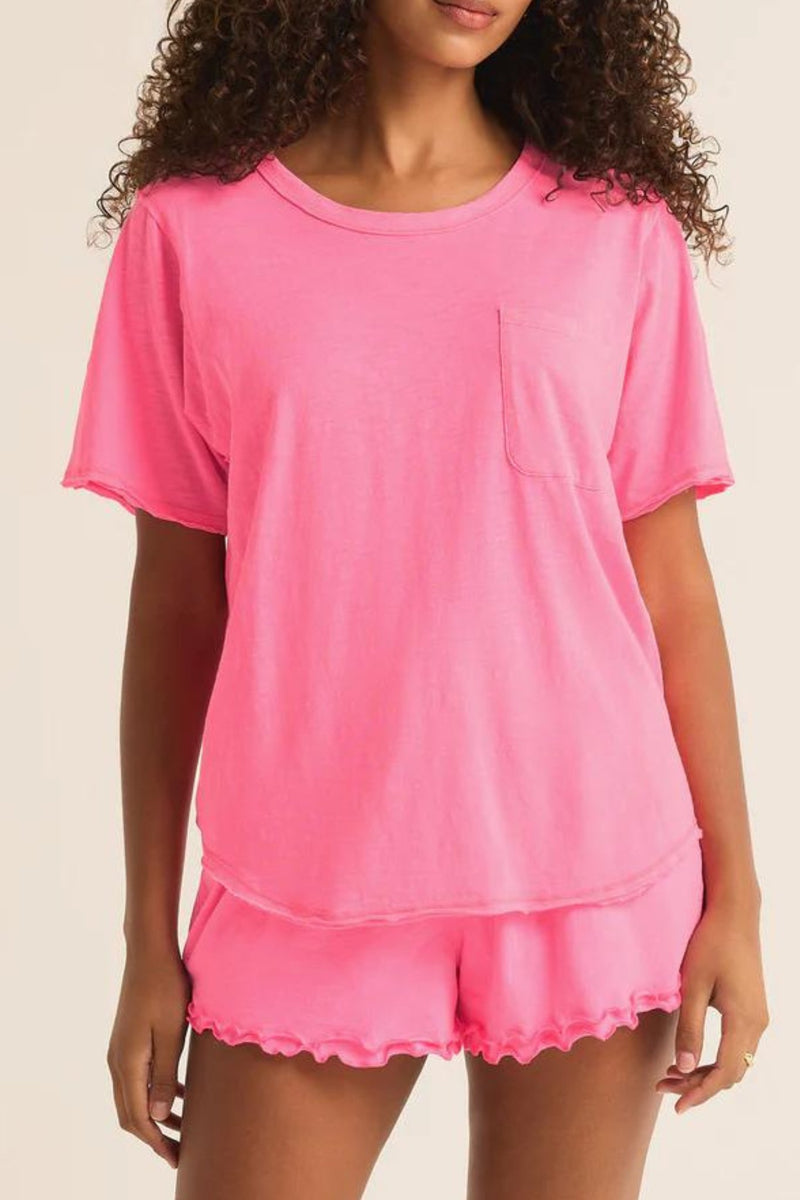 Z Supply: Sun Dancer Short in Neon Pink - J. Cole Shoes