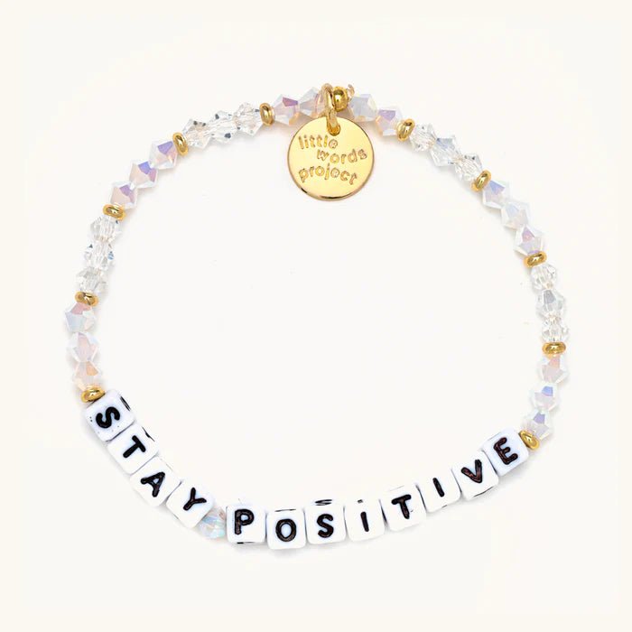 Little Word Project: "Stay Positive" Bracelet - J. Cole Shoes