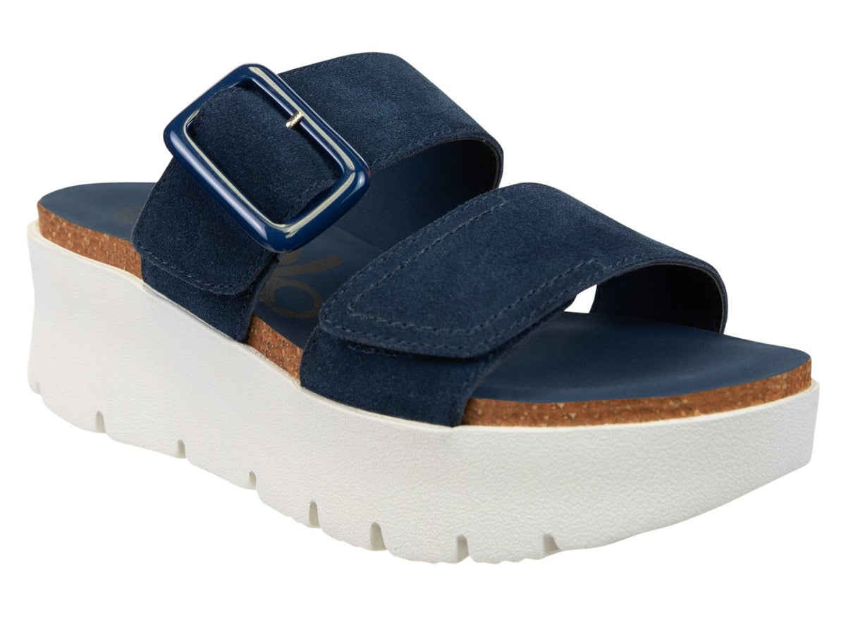 OTBT - CAMEO in NAVY Platform Sandals - J. Cole Shoes