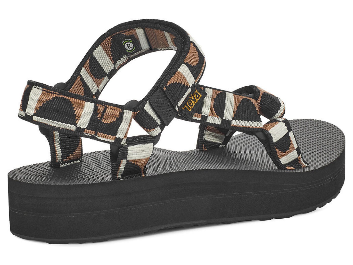 Teva: Midform Universal Bounce in Black/Lion - J. Cole Shoes