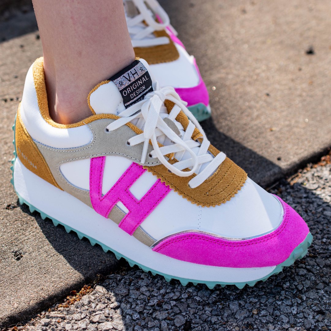 Vintage Havana: Cosmic in Mustard/Neon Pink - J. Cole Shoes